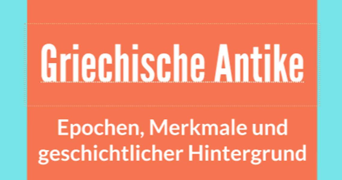 5 Epochen der Menschheitsgeschichte und ihre Bedeutung