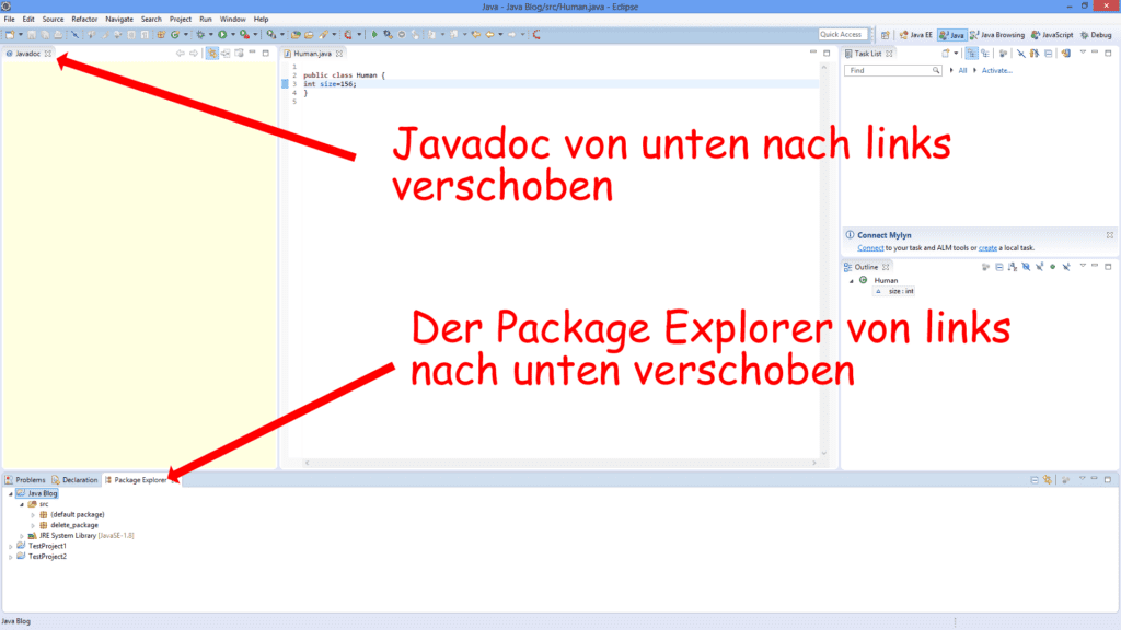 So kannst du deine Eclipse Oberfläche und Perspektiven anpassen