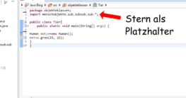 So kannst du mit packages deine Klassen im Java Programm verwalten