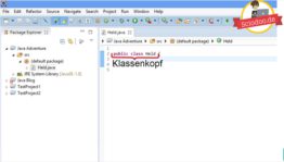 Einführungsbeispiel zur Java Programmierung: Von der Klassenerstellung ...