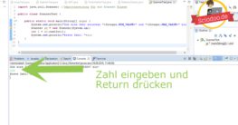 So funktioniert die Java Konsoleneingabe über den Scanner