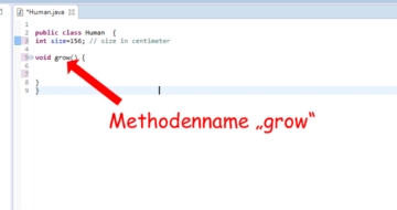 So implementierst du Instanzmethoden in deine Java Klasse