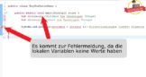 So verwendest du try und catch Blöcke im Java Programm