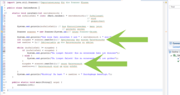 Java Übung & Lösung: Das erste kleine Java Spiel