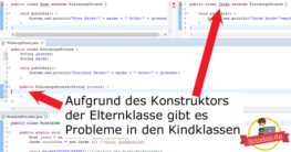 Vererbung und Polymorphie bei Java Konstruktoren: Dies gilt zu beachten