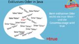 So nutzt du den Xor Operator als Exklusives Oder im Java Programm