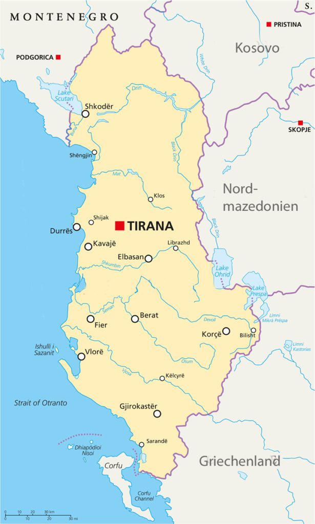 Albanien: Steckbrief, Daten, Fakten zum Staat in Südosteuropa